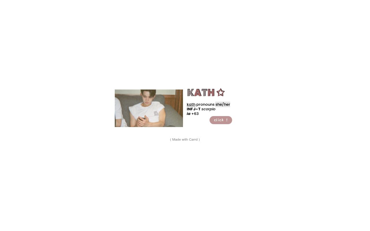 hi, its kath
